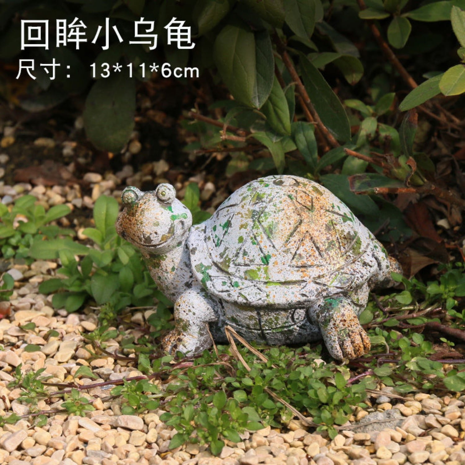 Artificial animal fake turtle model garden courtyard house outdoor pool ...