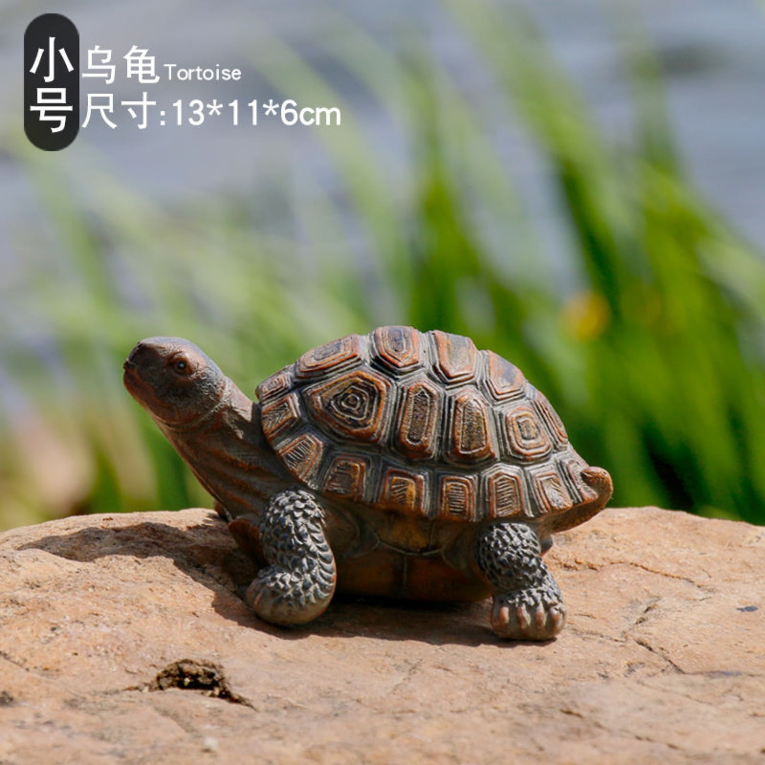 Artificial animal fake turtle model garden courtyard house outdoor pool ...