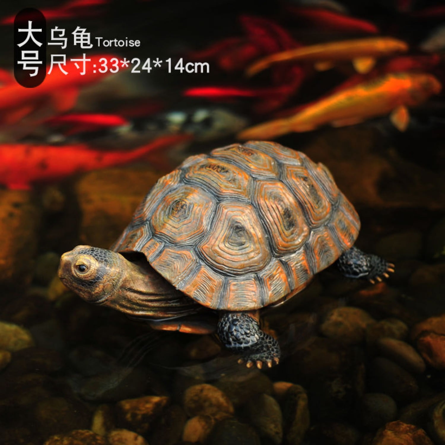 Artificial animal fake turtle model garden courtyard house outdoor pool ...