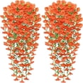 Artificial autumn hanging flowers and plants for outdoor autumn ...
