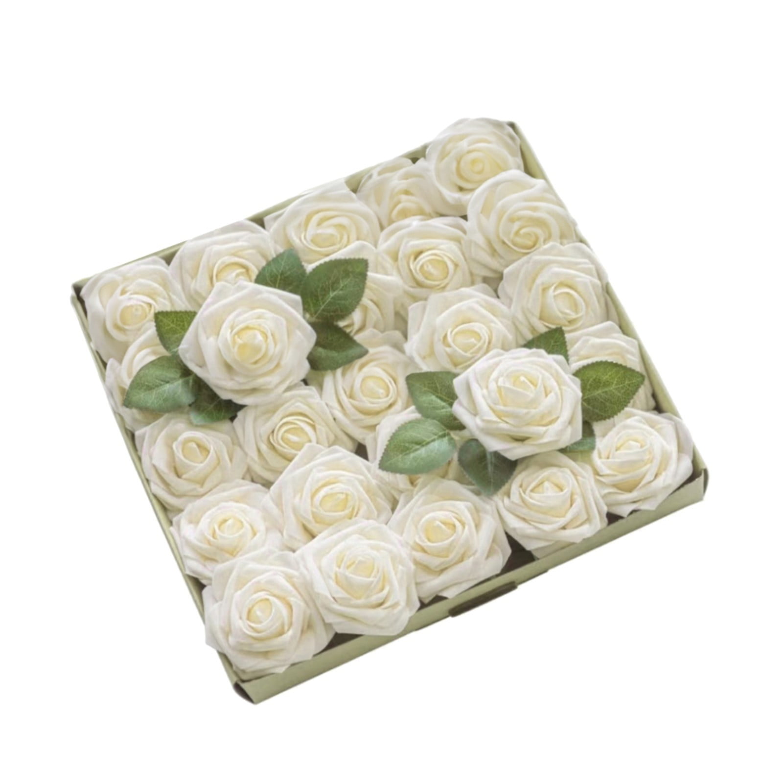 Easter Artificial Flowers 25 Rose Artificial Flowers False Roses with ...