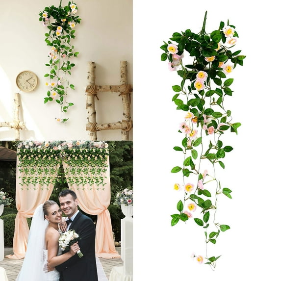 Artificial flowers,Hanging Flowers Artificial Hanging Plants Artificial ...
