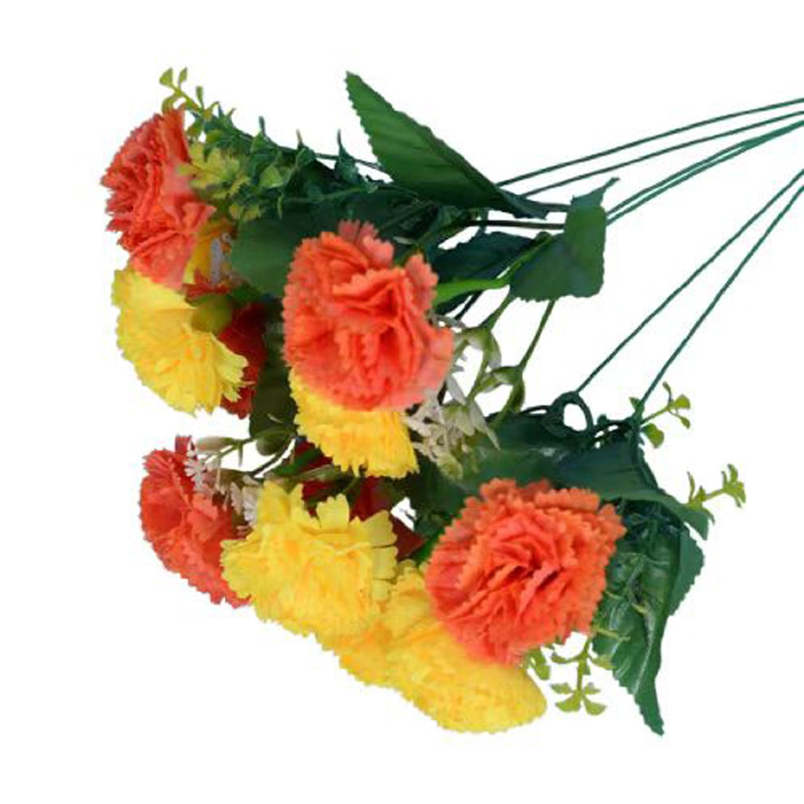 Artificial flowers Simulation Carnation Simulation Flower Bunch Silk ...