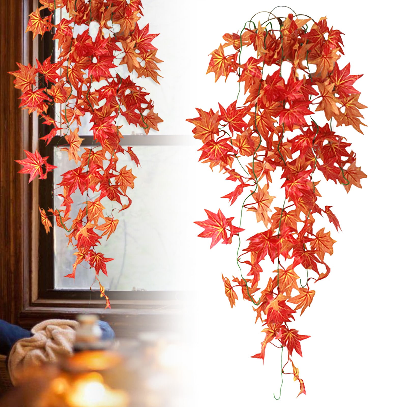 Artificial flowers Simulation Film Green Radish Wall Mounted Home ...