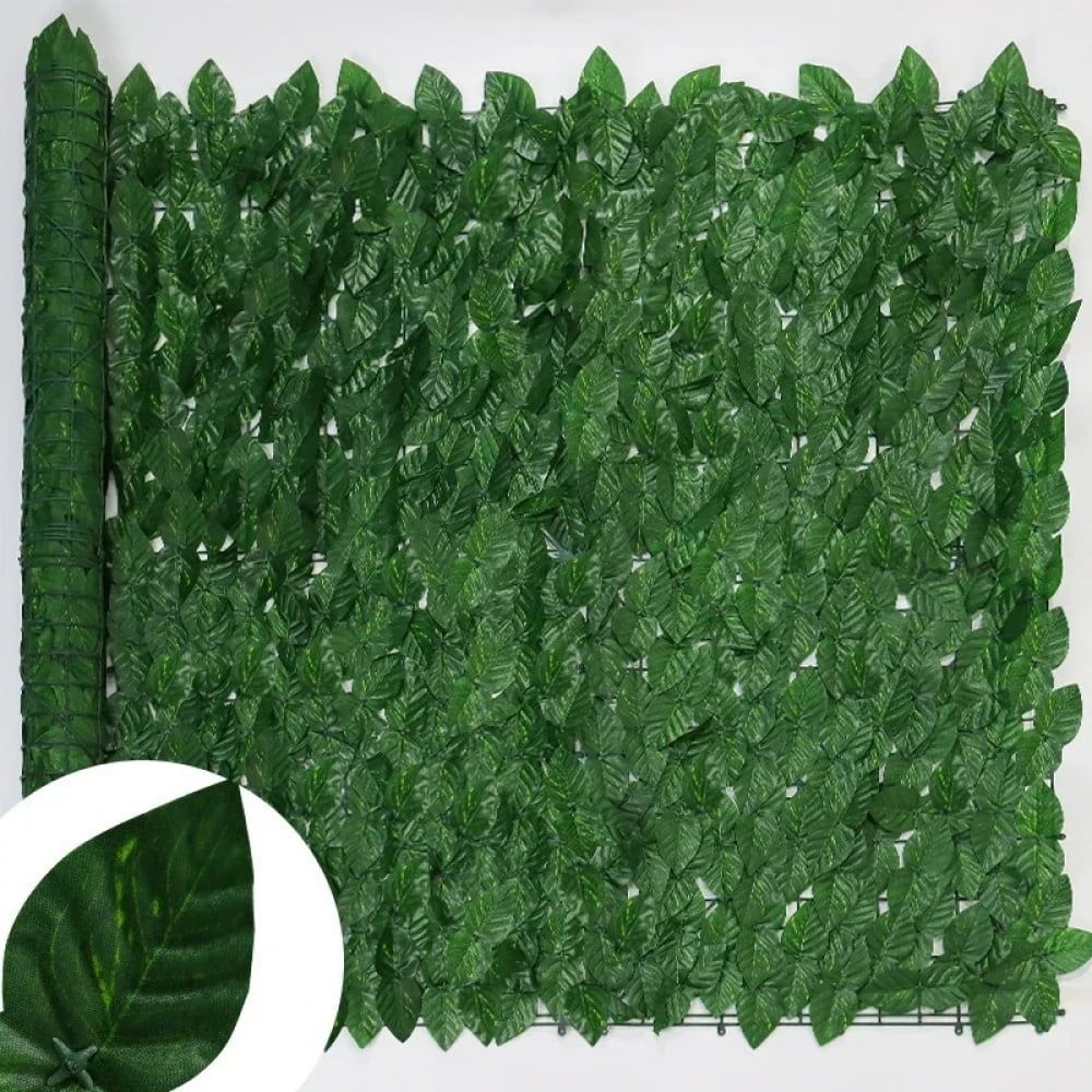 Artificial plants Ivy Privacy Fence Screen 118x19.7in Hedge Fence Green ...