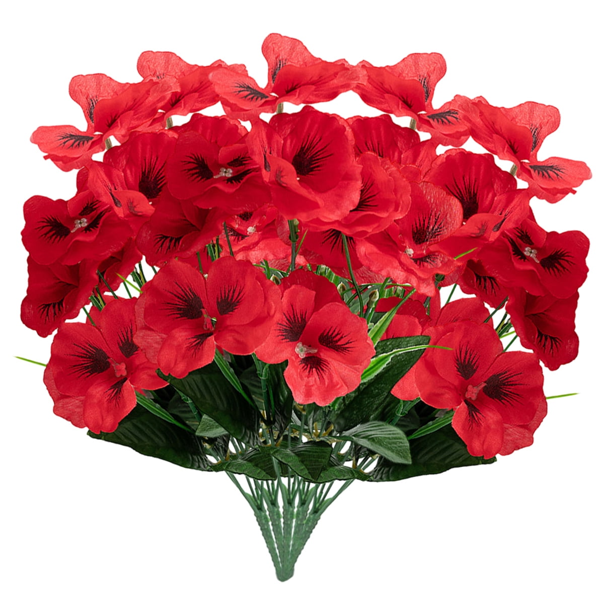 Artificial plastic flowers Family wedding kitchen garden table ...