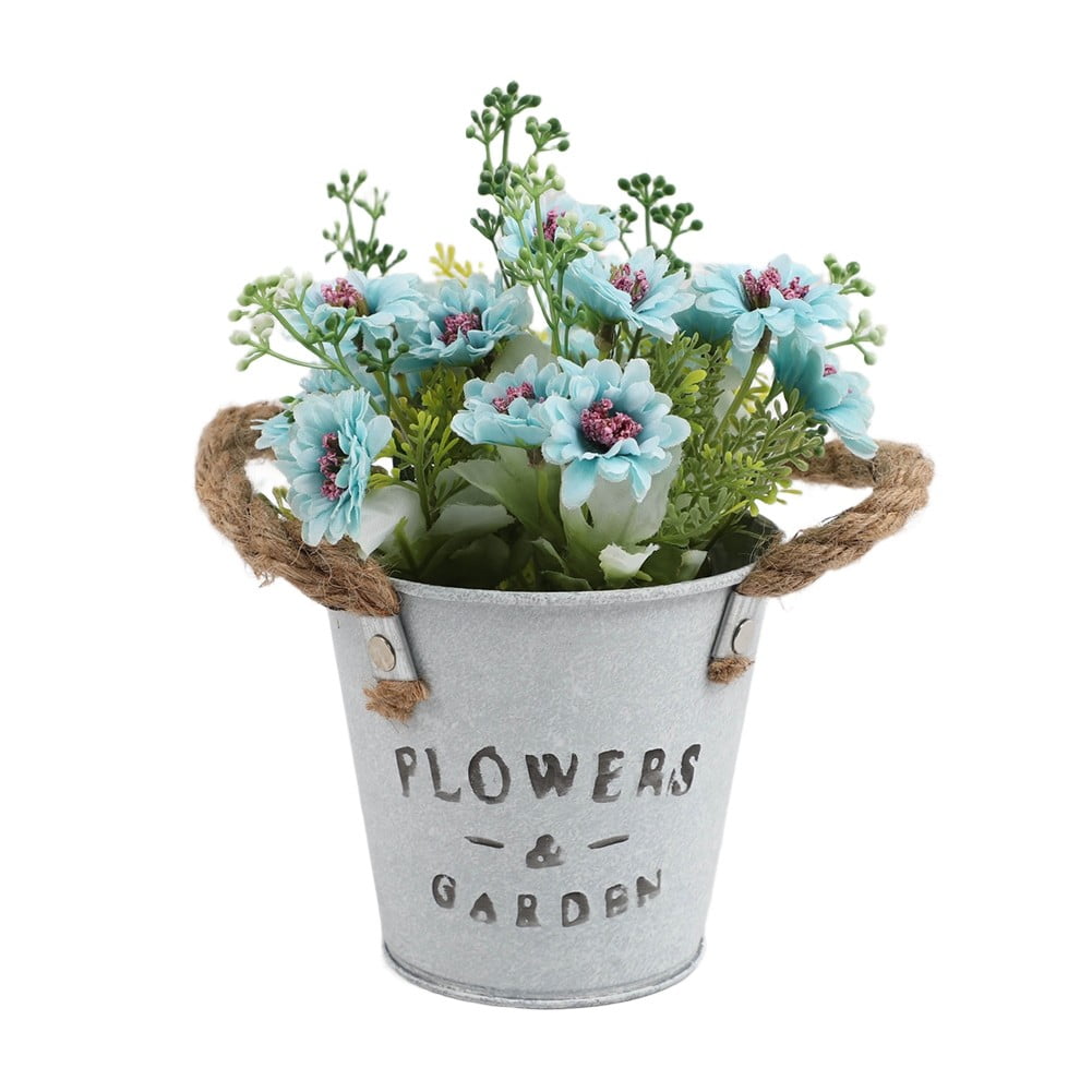 Artificial potted plants desktop decorations fake flowers bonsai home ...