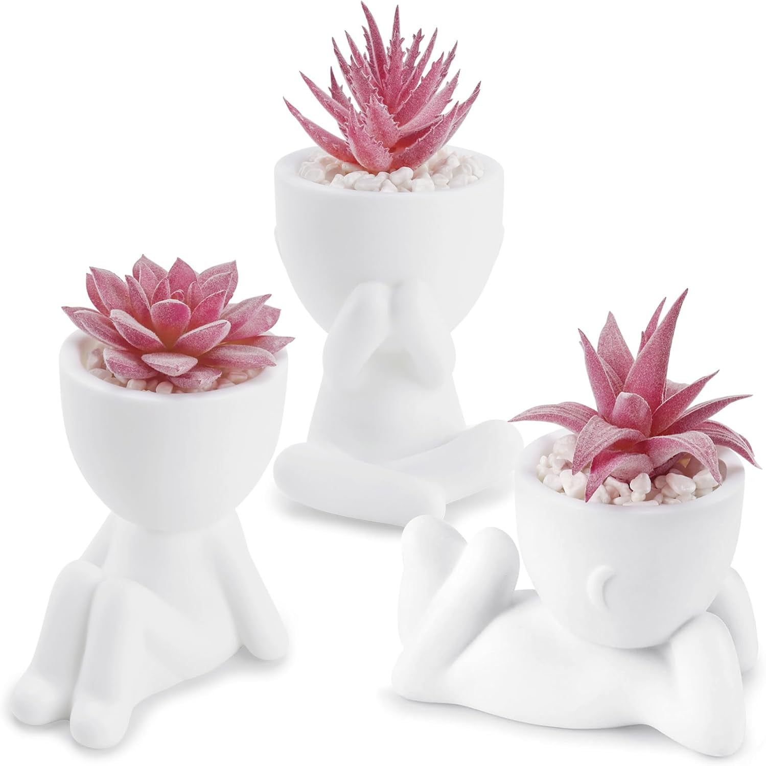 Artificial succulents for black bathroom bedroom home room decoration ...