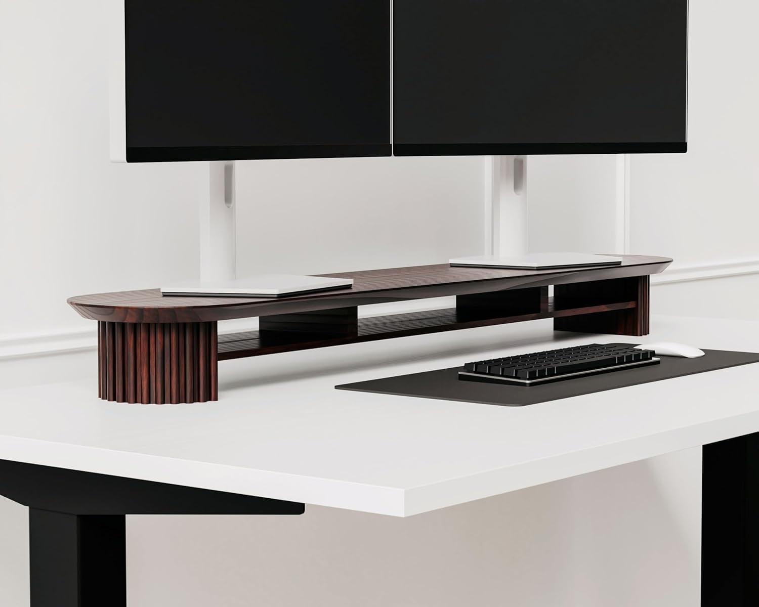 Artiforms Horizon Monitor Stand - 46 Inch Large Solid Wood Riser for ...