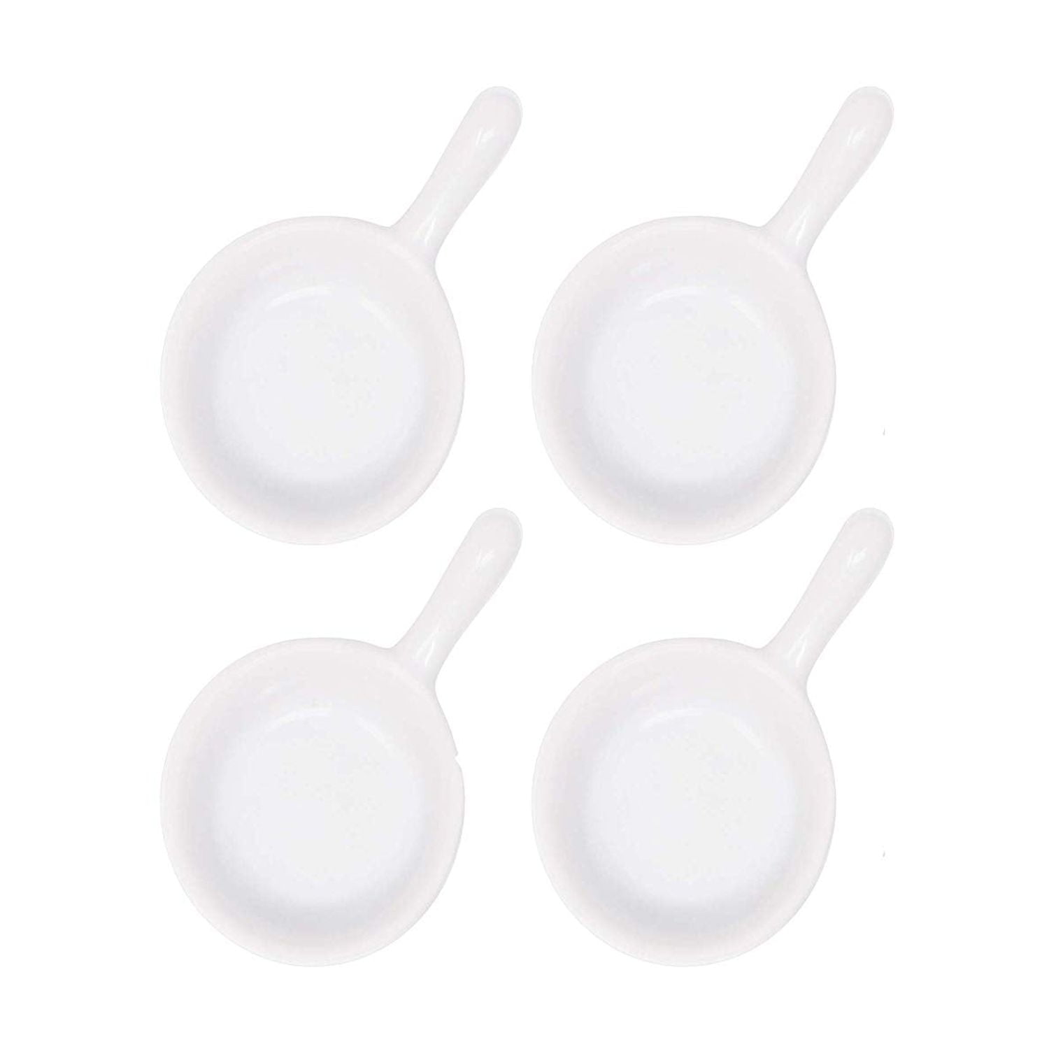 Artika 1.5 Oz Glazed Porcelain Appetizer Bowls with Handles | Mini ...