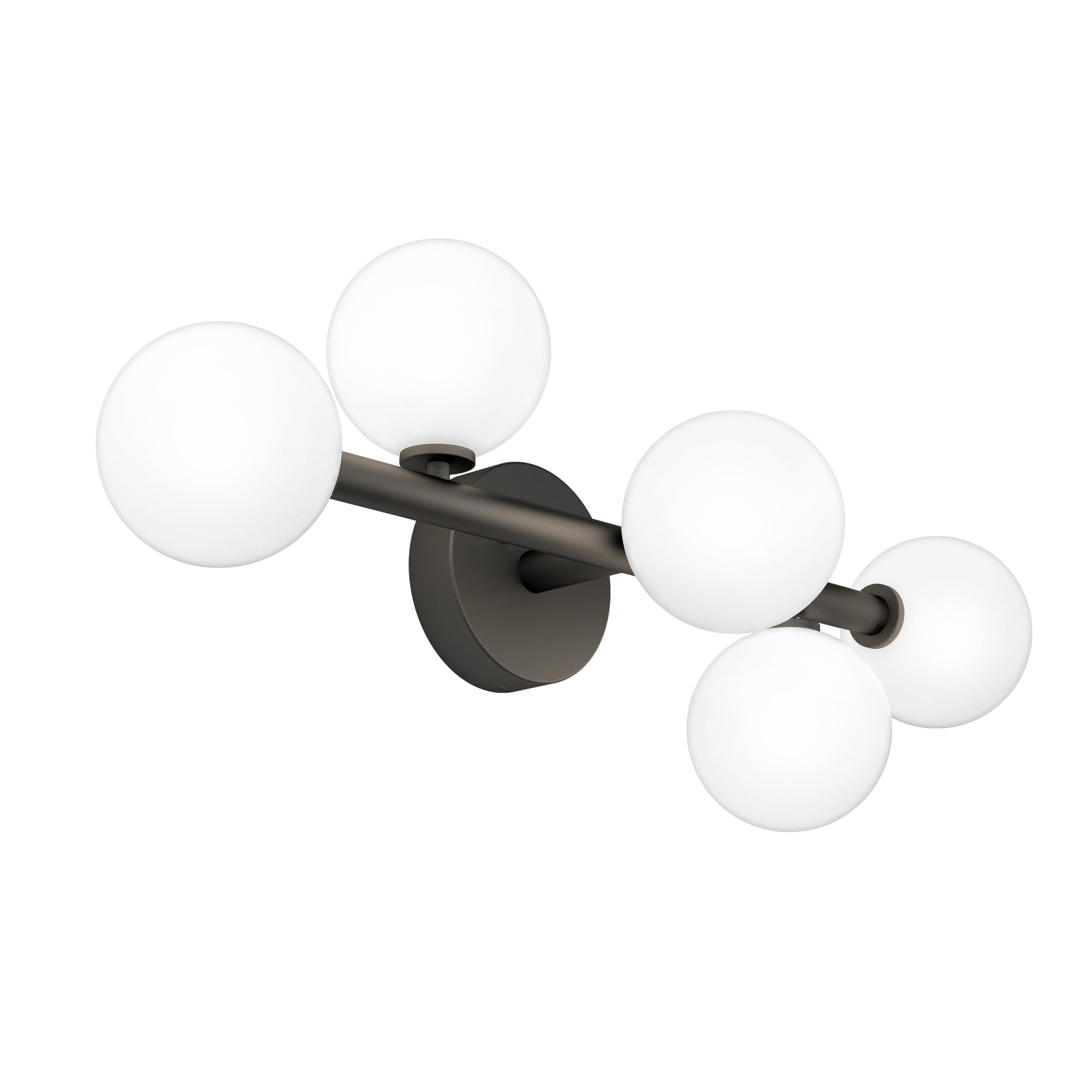 Artika Bloom 29W LED Modern Vanity Light Fixture, Matte Black Finish ...