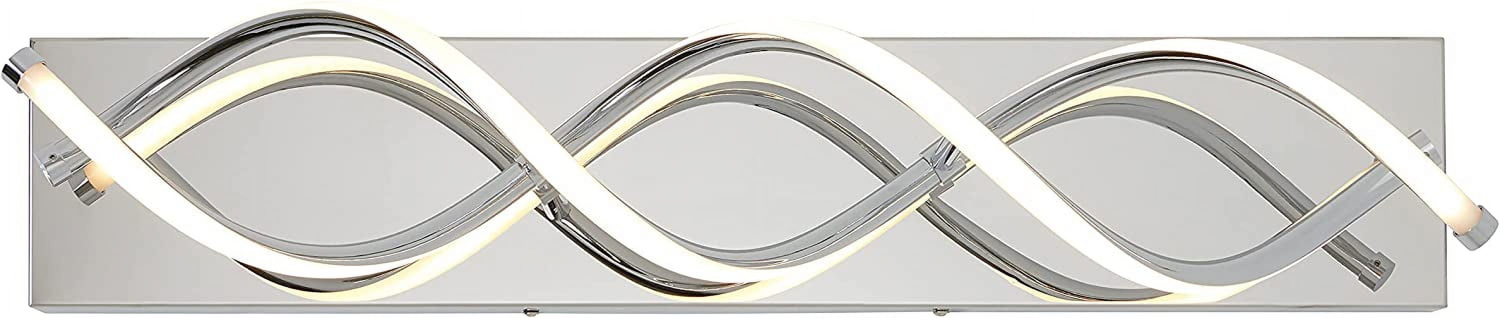 Artika DNA Chrome Integrated LED Vanity Light – Modern Bathroom ...