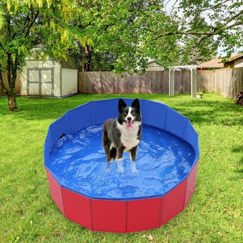 Artilife Foldable Dog Bath Pool - Portable Whelping Box for Puppies ...