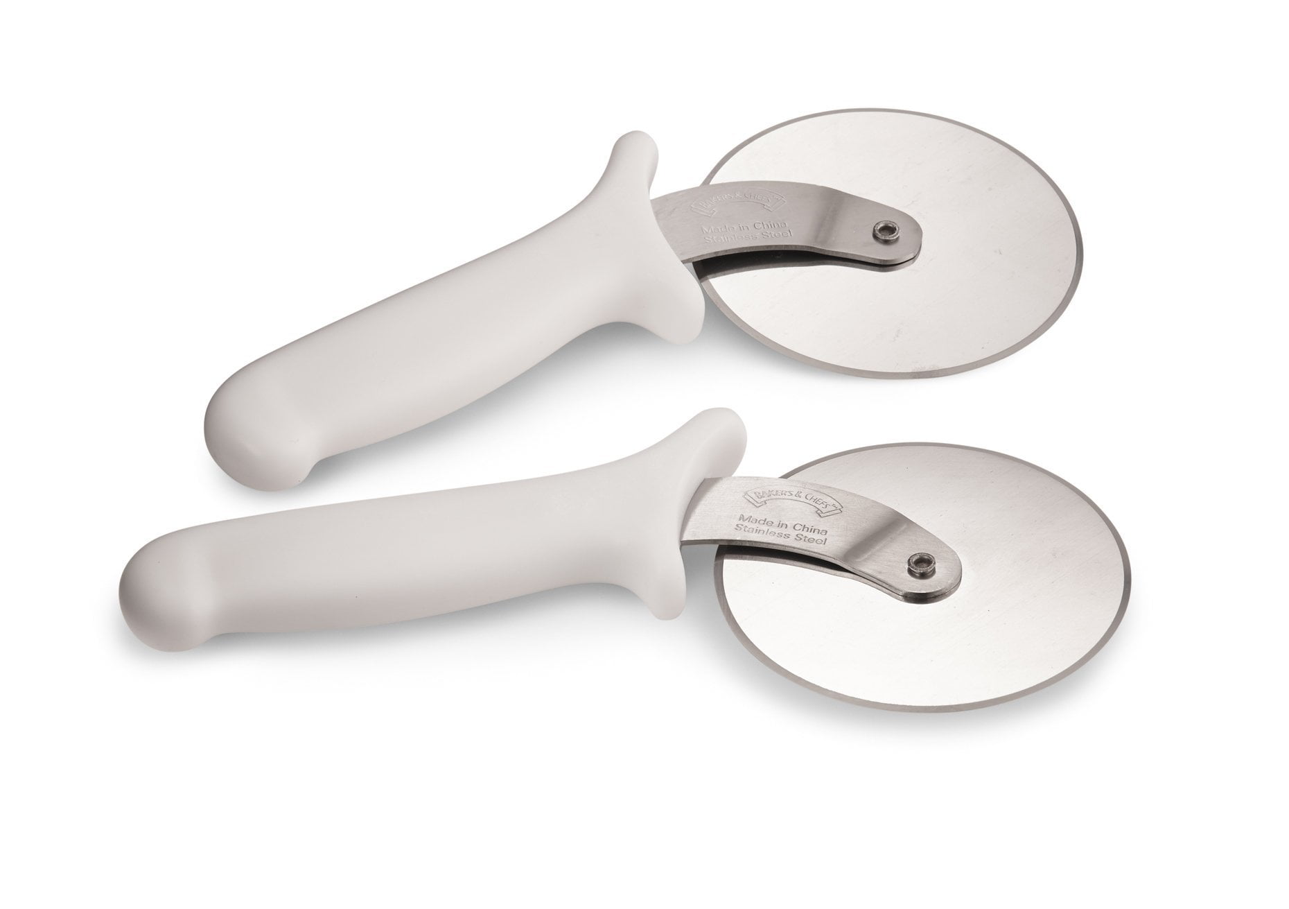 Artisan Bakers & Chefs Stainless Steel Rolling Pizza Cutters, 2-Pack ...
