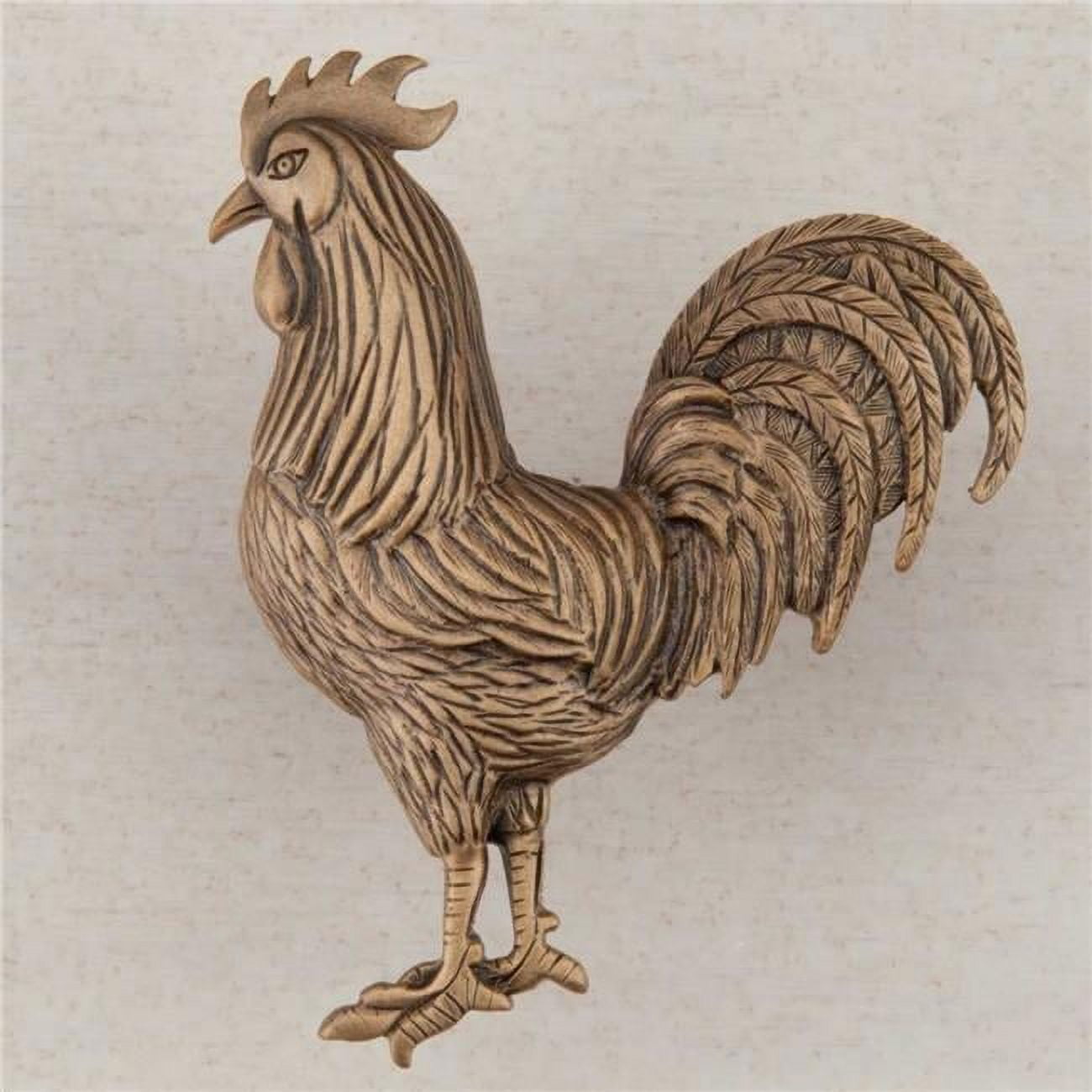 Artisan Collection Rooster Knob - Museum Gold - Walmart.com