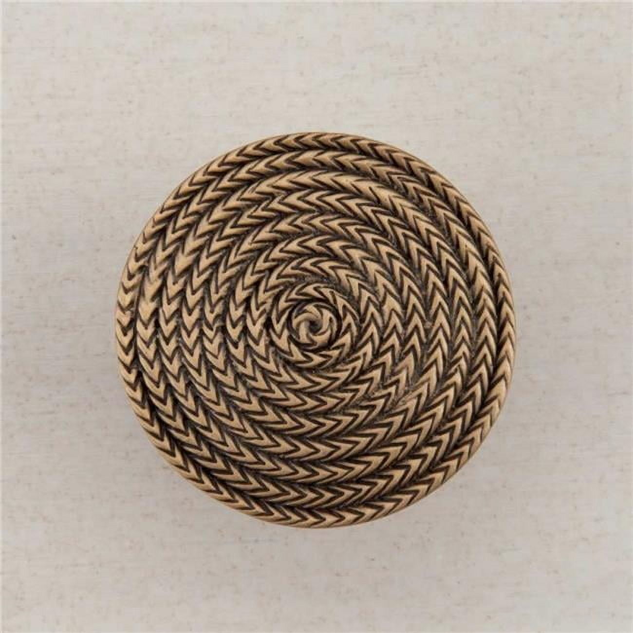 Artisan Collection Rope Circle Knob - Museum Gold - Walmart.com