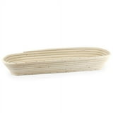 Artisan Collection Slim Oblong Proofing Brotform Basket 15in - Walmart.com