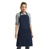 Artisan Collection by Reprime RP150 Recycled Bib Apron-Navy - Walmart.com