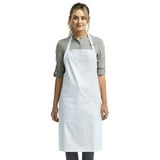 Artisan Collection by Reprime RP150 Recycled Bib Apron-White - Walmart.com