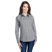 Devon & Jones D640W Ladies Crown Woven Collection Gingham Check ...