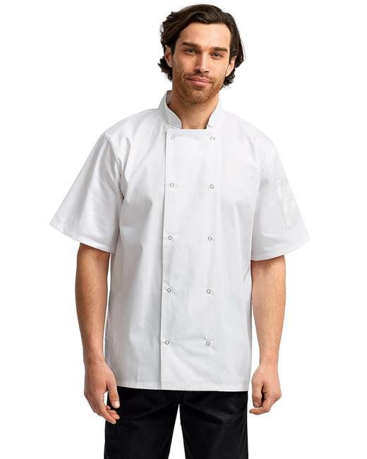 Artisan Collection by Reprime RP664 Unisex Studded Front Short-Sleeve ...