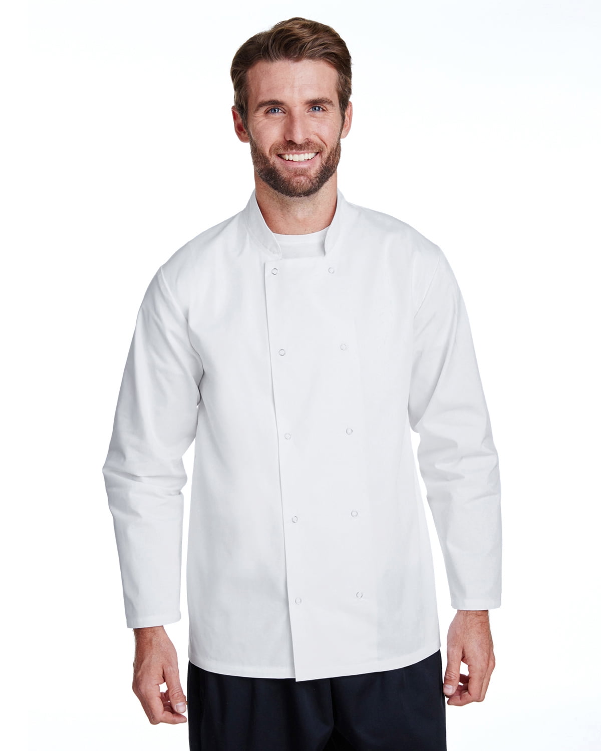 Artisan Collection by Reprime Unisex Studded Front Long-Sleeve Chef's ...