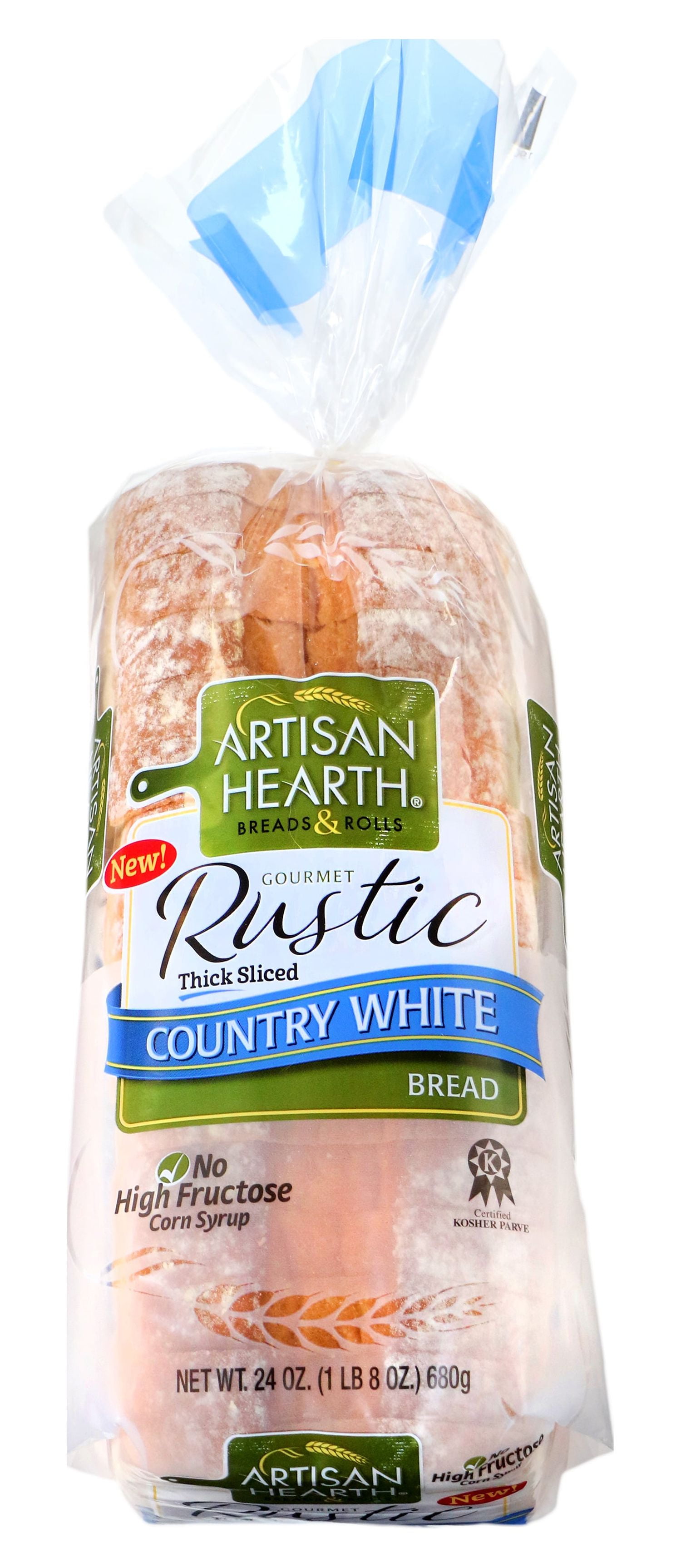 Artisan Hearth Rustic Sliced Thick White Bread 22 oz - Walmart.com