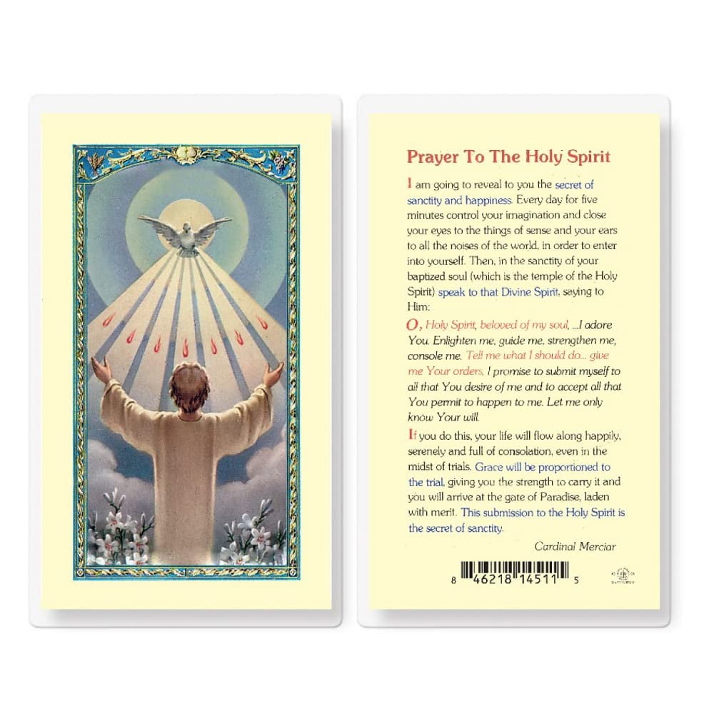 Artisan Owl Prayer to the Holy Spirit Holy Cards (Set of 5) O3 ...