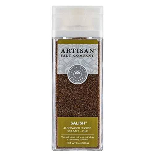 Artisan Salt Company Salish Alderwood Smoked Sea Salt, Fine Grain ...