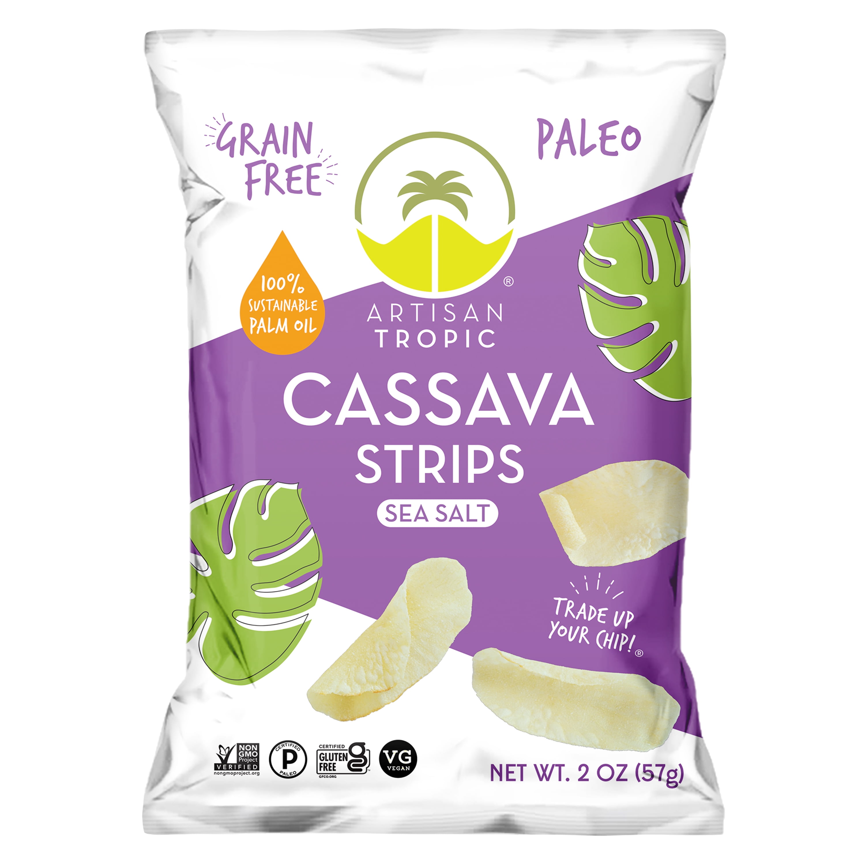 Artisan Tropic Cassava Sea Salt - Single Serve, 2 oz, 8 Pack - Walmart.com
