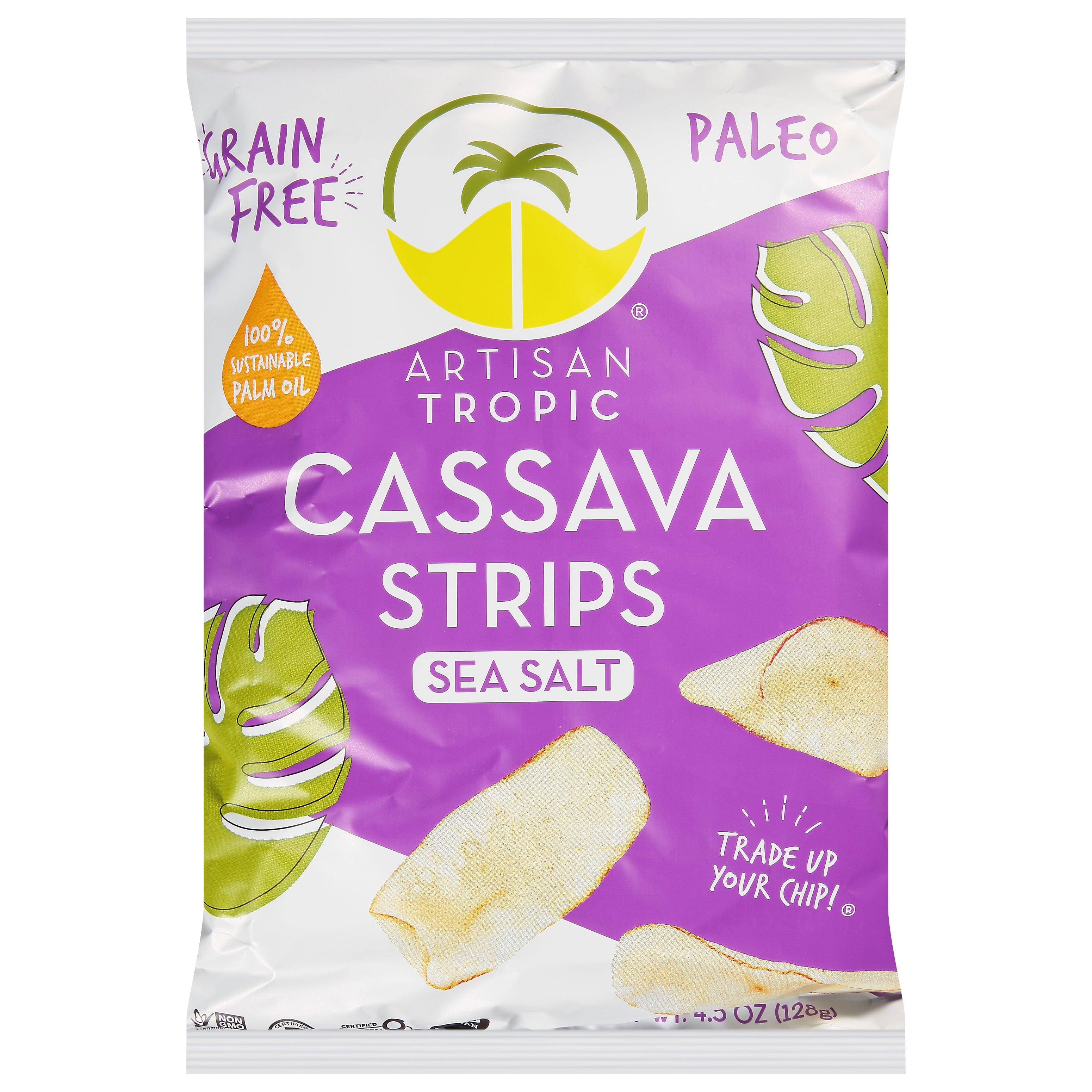 Artisan Tropic Cassava Strips Sea Salt 4.5 oz (Pack Of 12) - Walmart.com