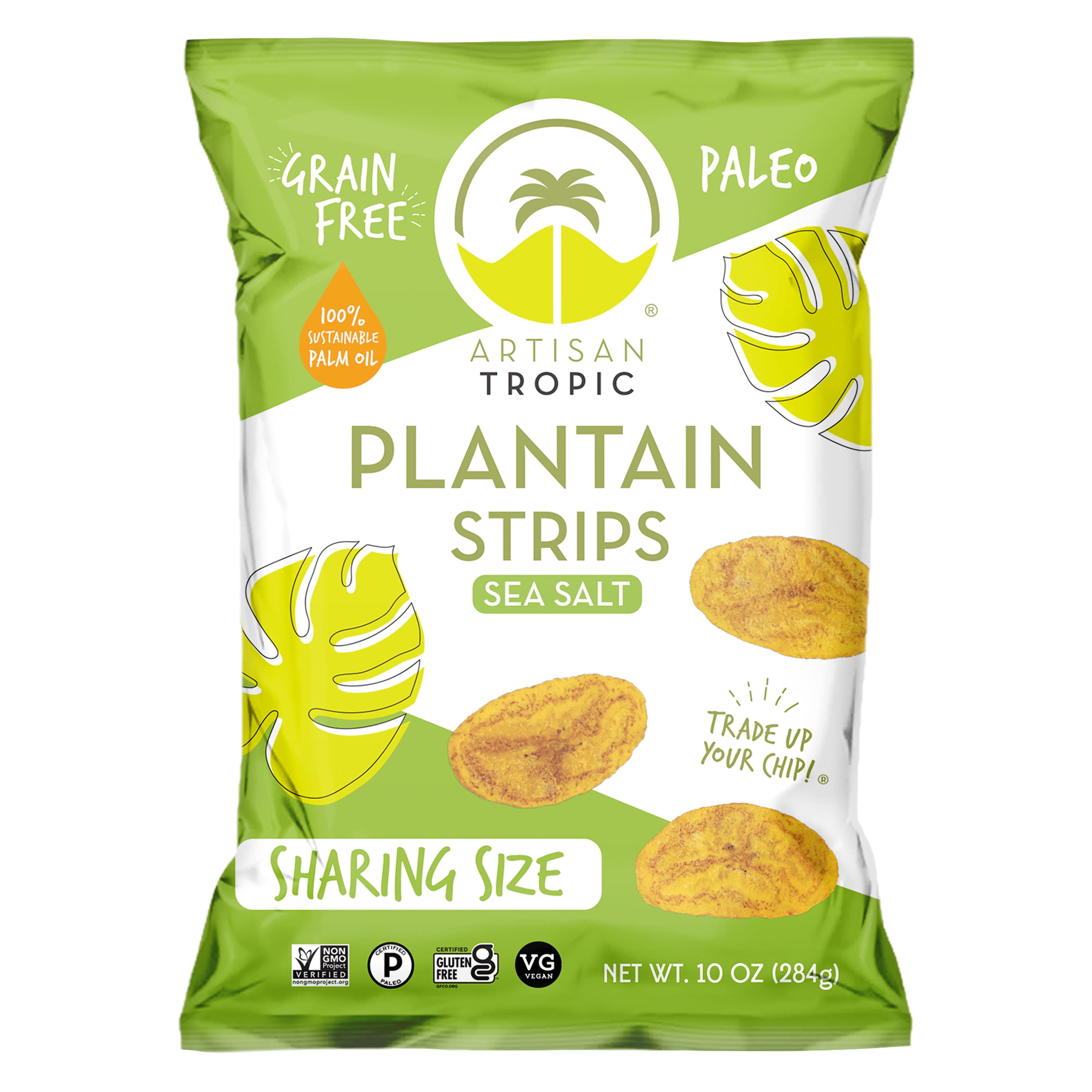 Artisan Tropic Plantain Sea Salt - Sharing Size, 10 oz, 8 Pack ...