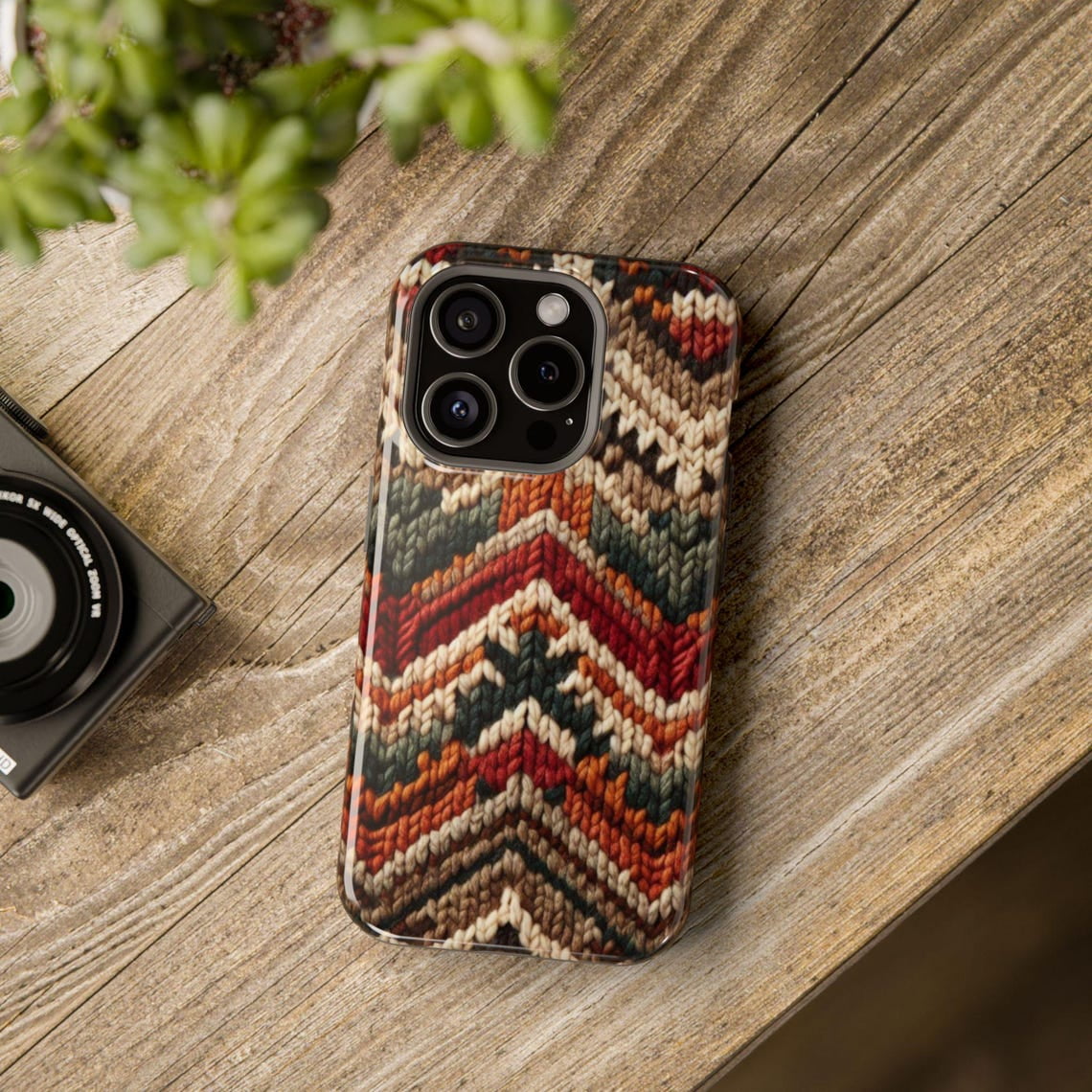 Artisan Woven Fabric Handmade Textured Phone Case with iPhone 17 to 11 ...