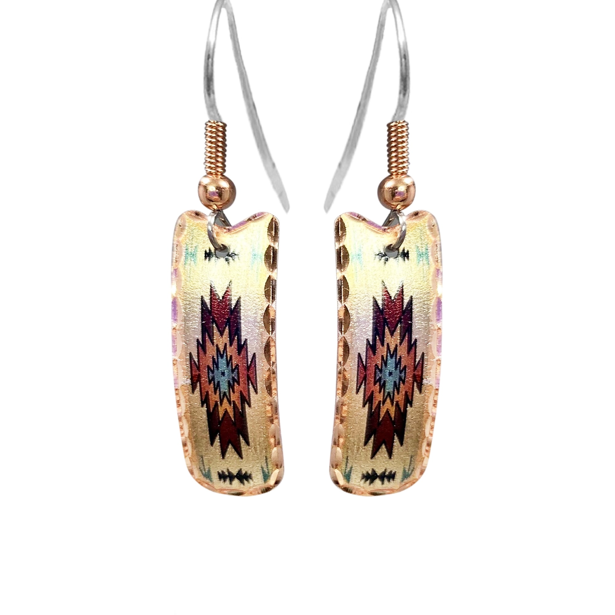 Artisan-crafted SW Native American Inspired Earrings - Sunburst ...