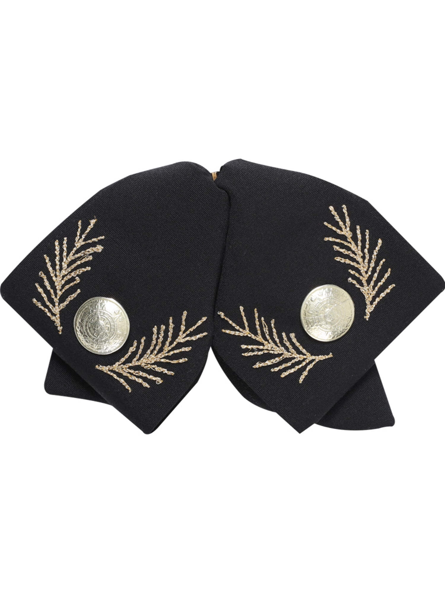 Adult Mexican Charro Bow Tie 100% Polyester Black/Gold 601107 - Walmart.com