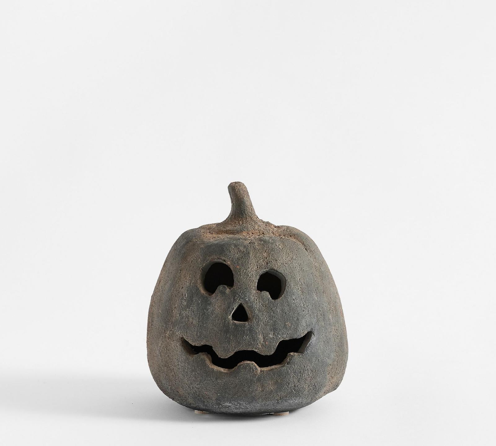 Artisanal Kiln-Fired Jack-O’-Lantern: Hand-Carved Terracotta for 2025 ...