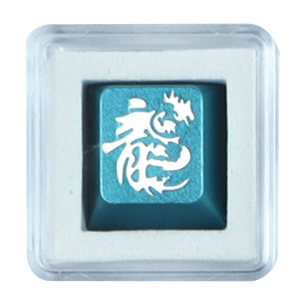 Artisanal Loong Totem Keycap Aluminum Key Caps Compatible for MX Gaming ...