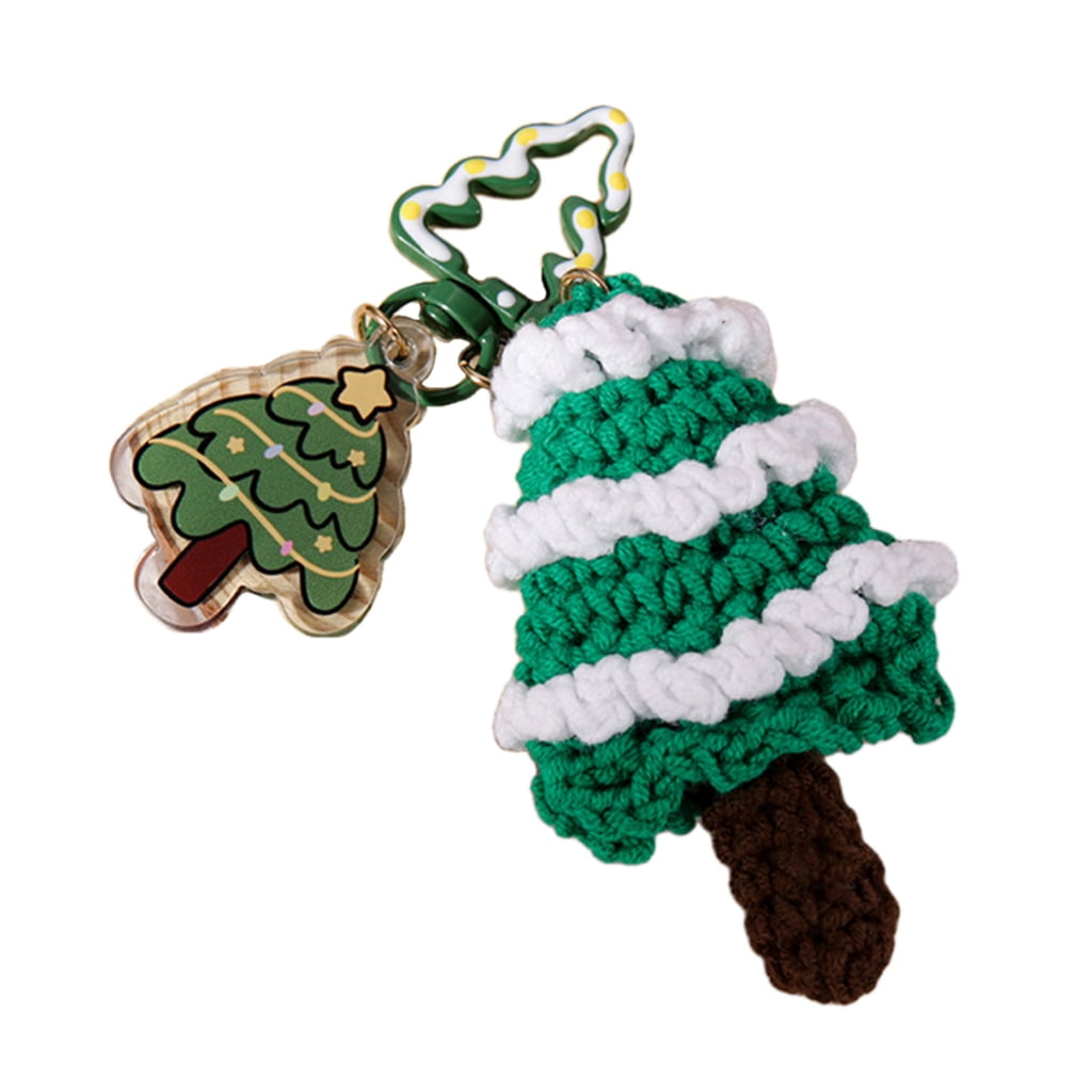 Artisanal Santa Key Chain Adornment Elegant Keychain Hand Knitted ...