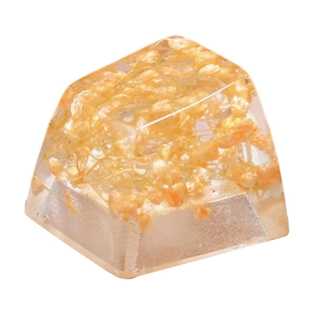 Artisanal Translucent Epoxy Keycap Featuring Preserved Flowers for ...
