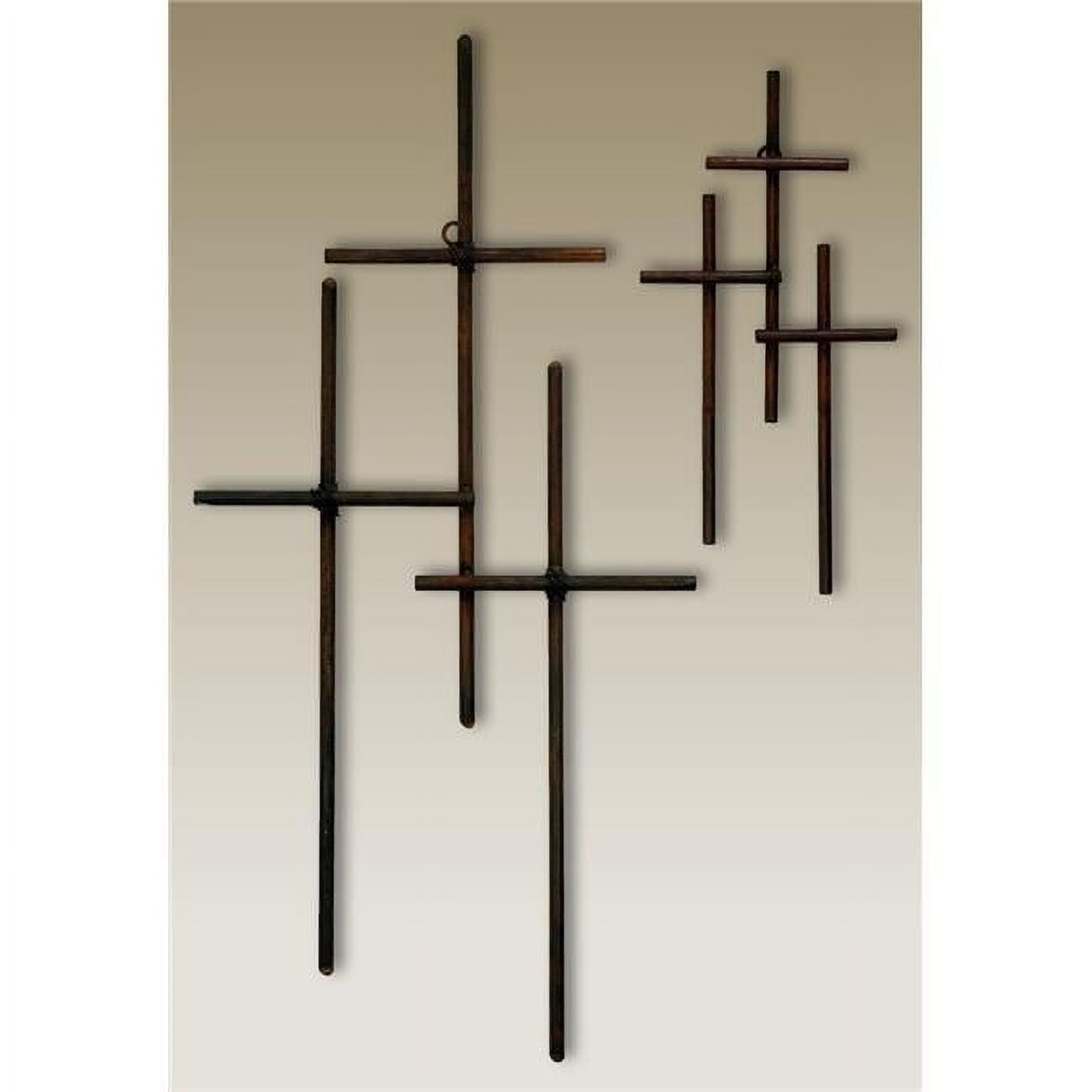 Artisans Gallery AD-071S Triple Iron Cross - Small - Walmart.com