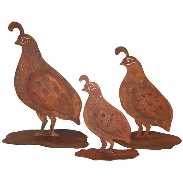 Artisans Gallery AD-086L Papa Quail Garden Sculpture - Large - Walmart.com