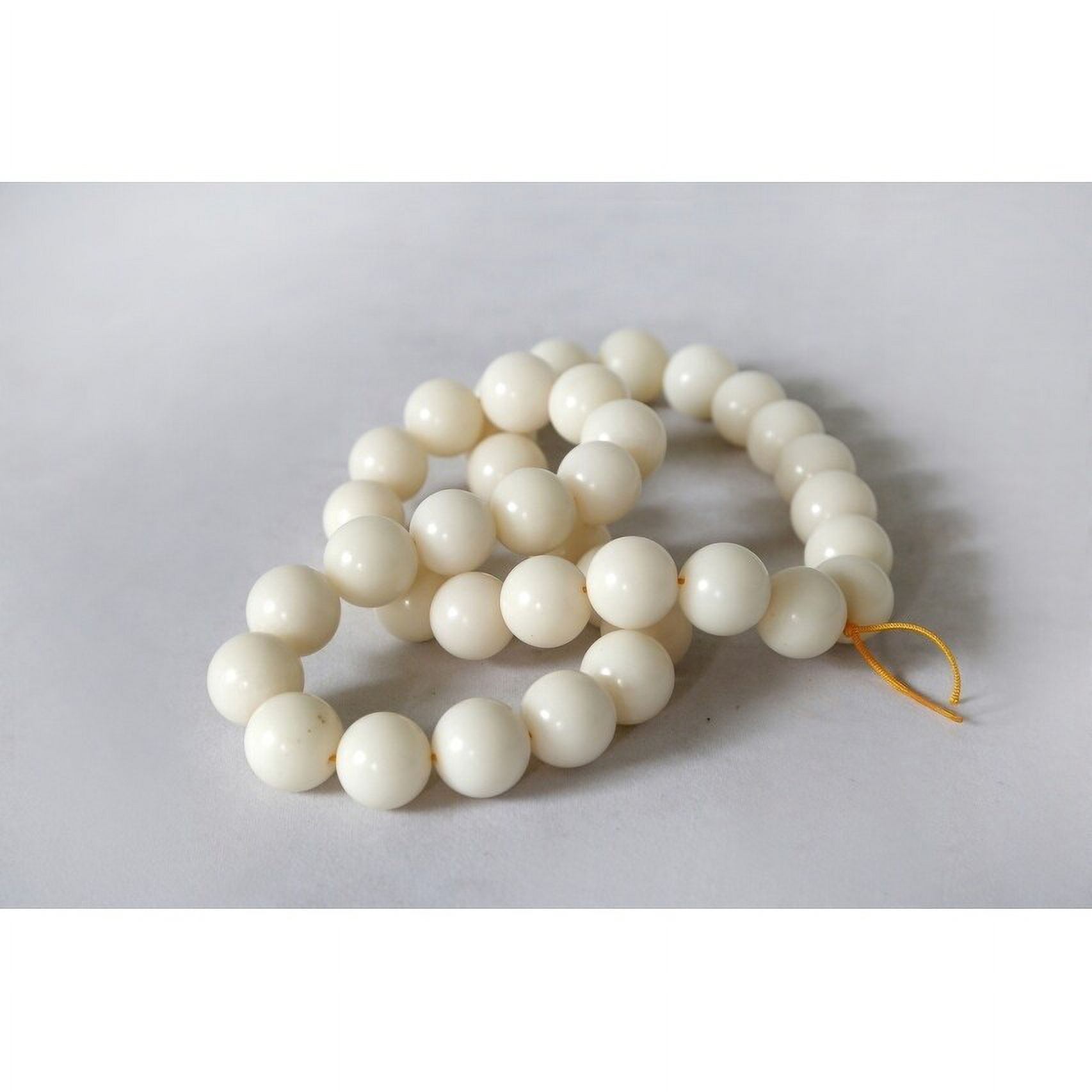Artissance Decorative Bodhi Root Bead, 18 Inch Long, White - Walmart.com