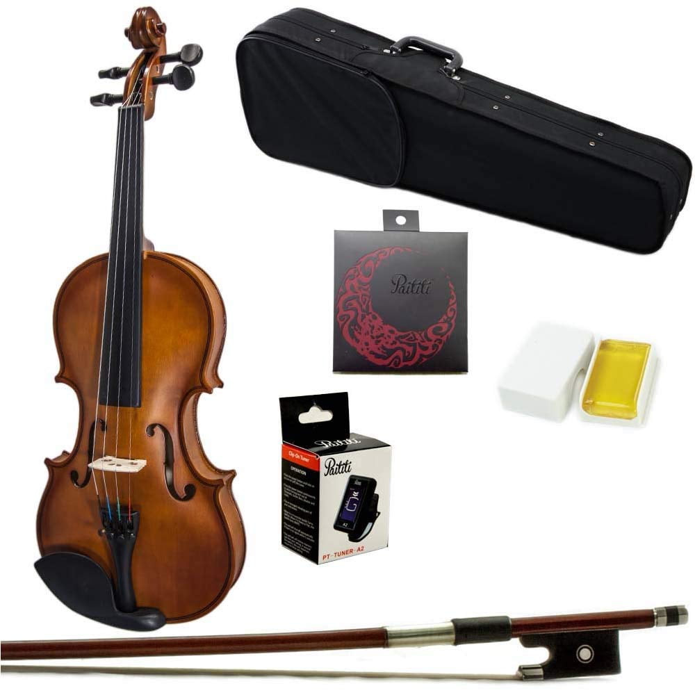 Artist-100 VN101 1/10 Violin Starter Set with Brazilwood Bow, Durable ...