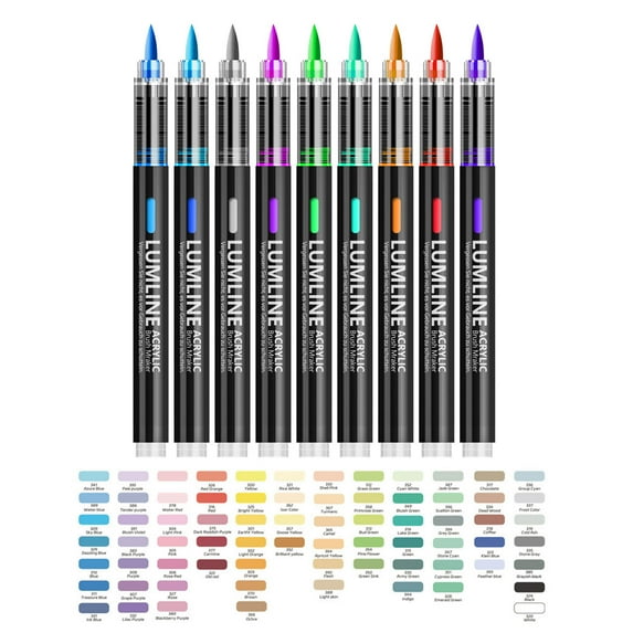 Artist Acrylic Markers With Quick Dry Formulas Ergonomic Barrels For ...