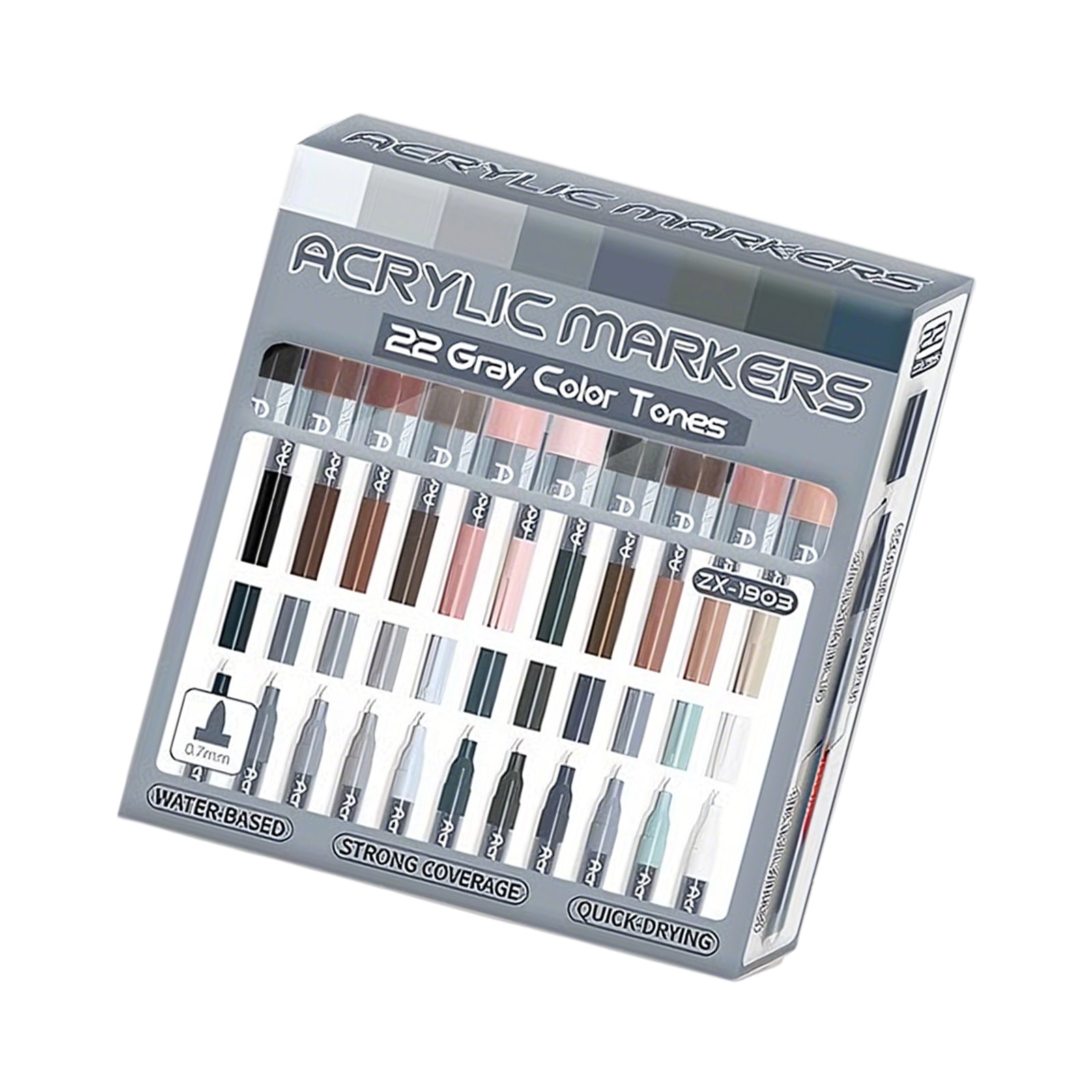 Artist Acrylic Markers With Quick Dry Formulas Ergonomic Barrels For ...