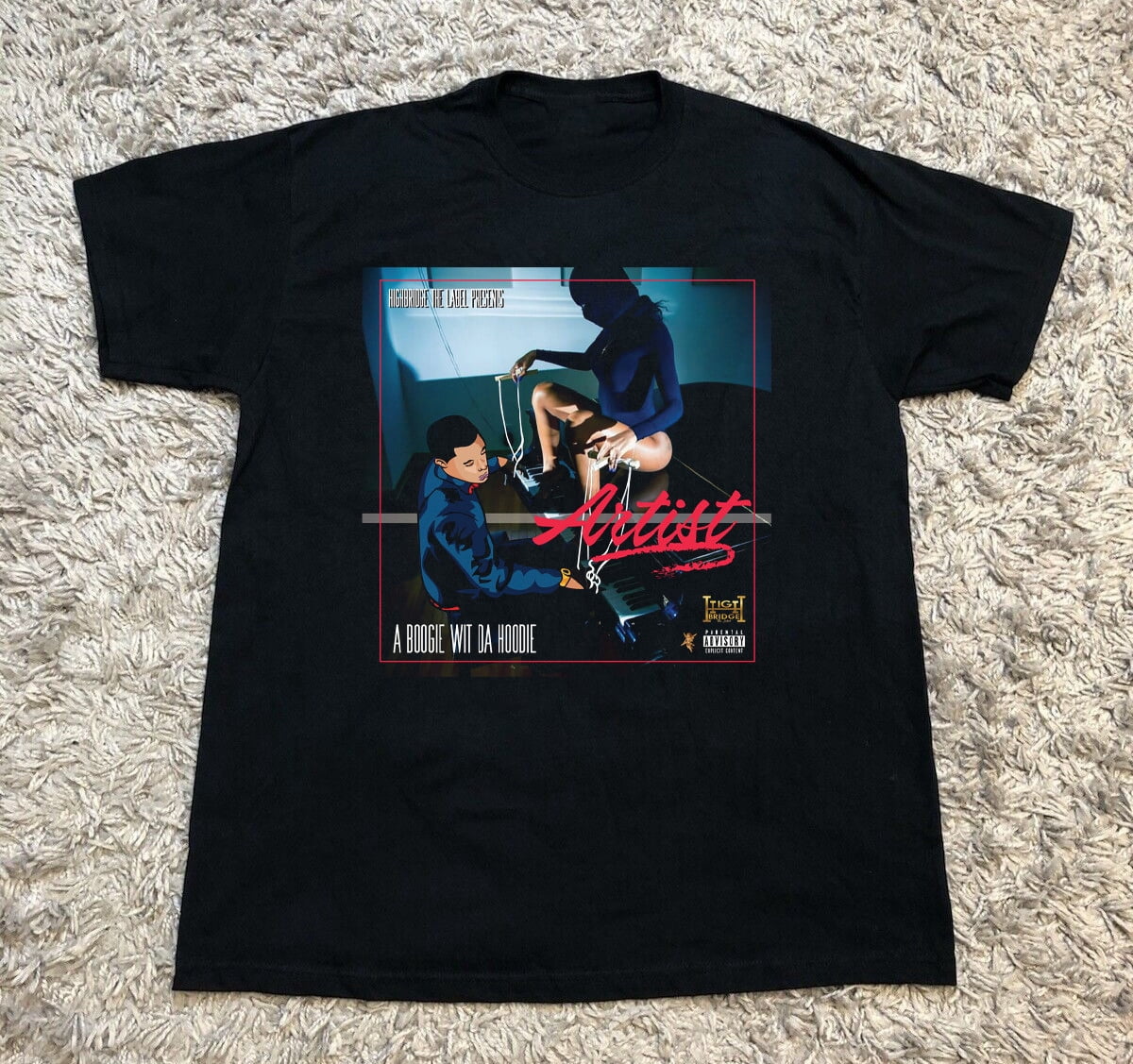 Artist - Album by A Boogie Wit da Hoodie Black Shirt S-5XL Unisex HT951 ...