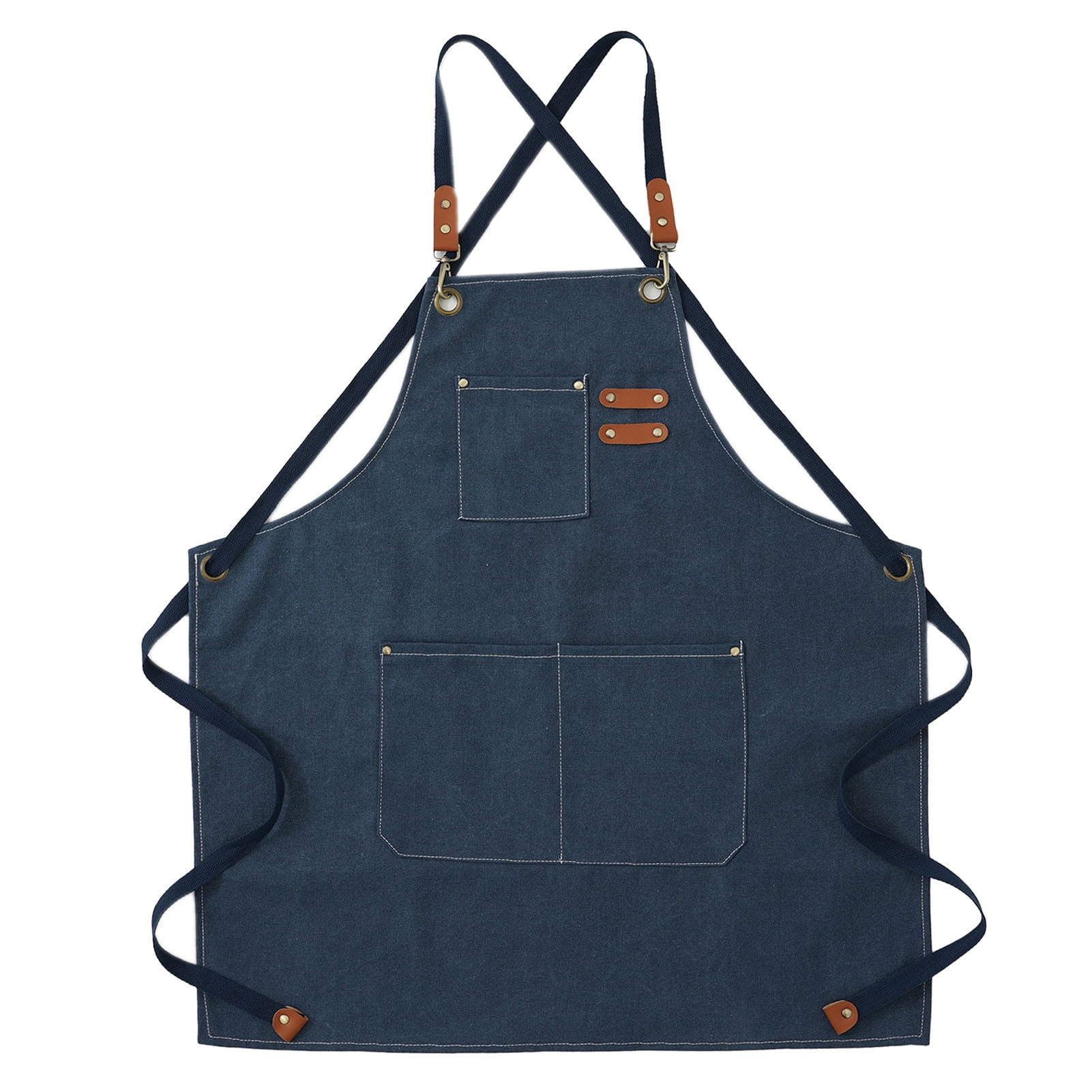 Artist Aprons Cotton Canvas Detachable Shoulder Straps Soft Comfortable ...