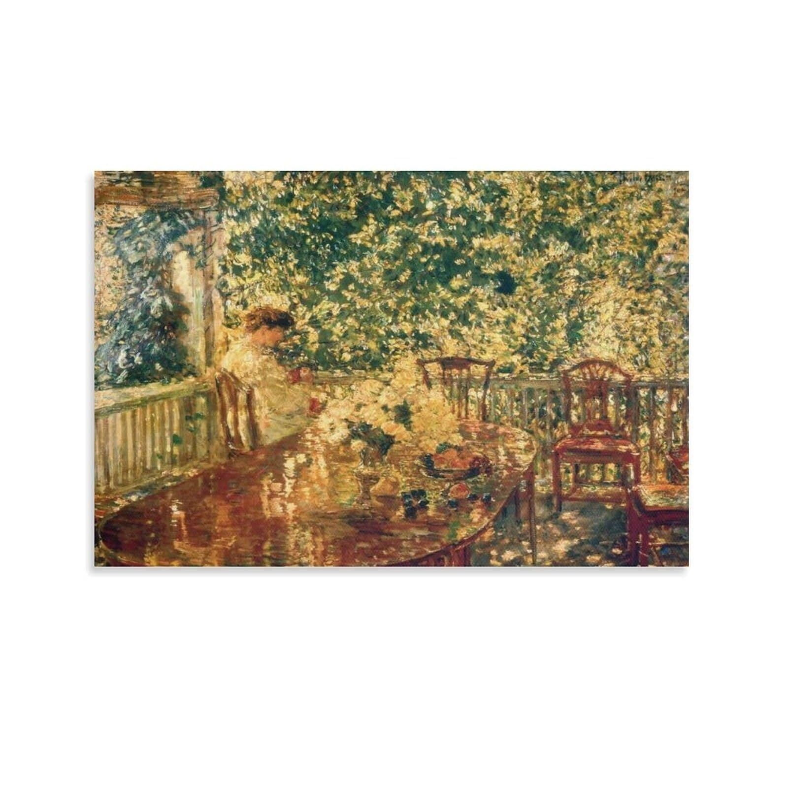 Artist Childe Hassam Impressionism Painting Poster Canvas Wall Art ...