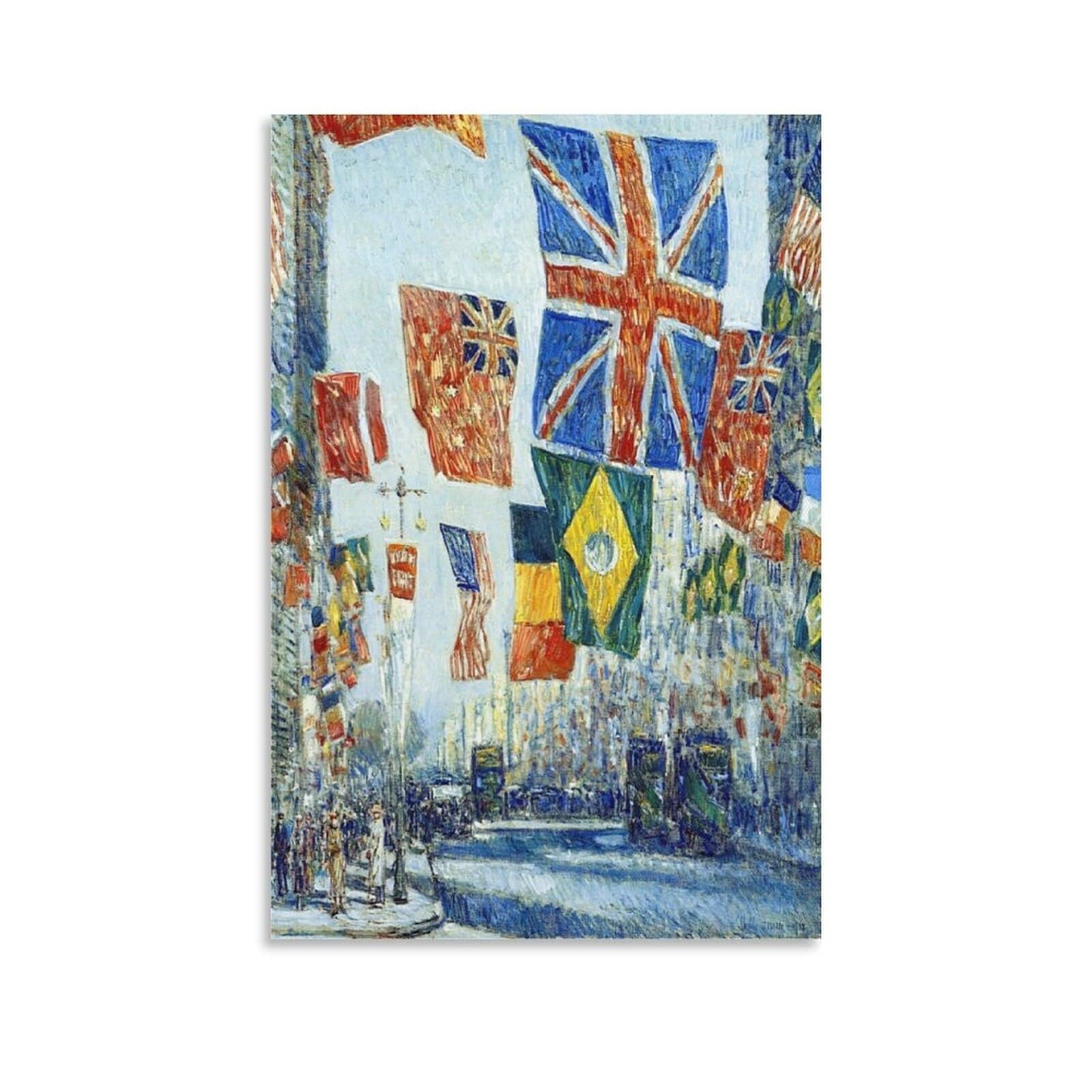 Artist Childe Hassam Impressionism Painting Poster Canvas Wall Art ...