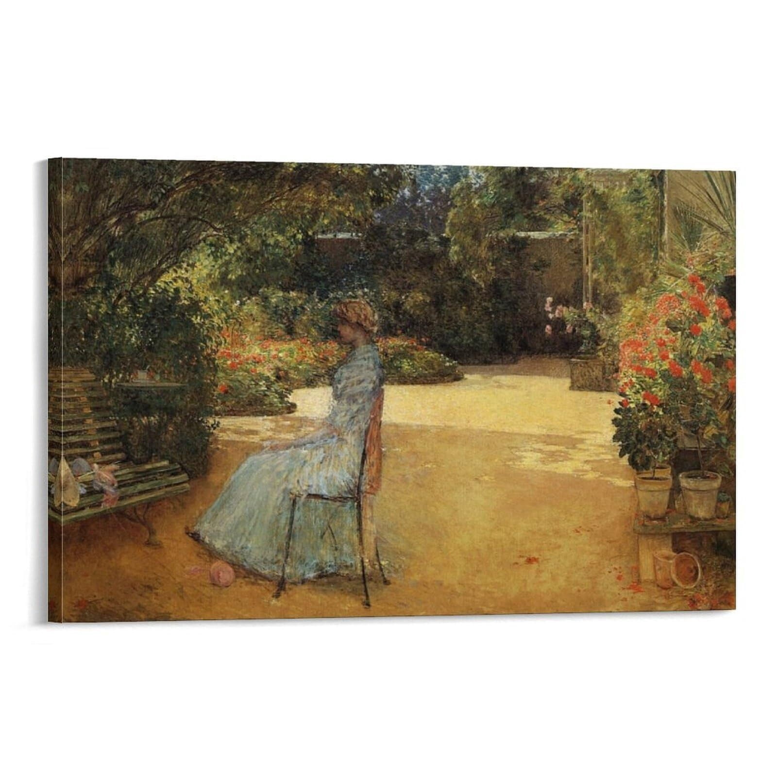 Artist Childe Hassam Impressionism Painting Poster Canvas Wall Art ...